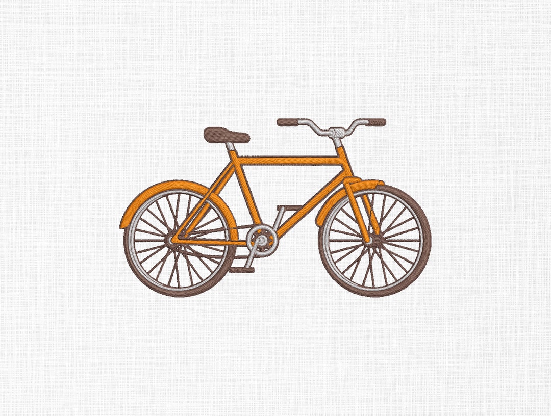 Cycle Embroidery Design Bicycle Embroidery Design Motor Cycle ...