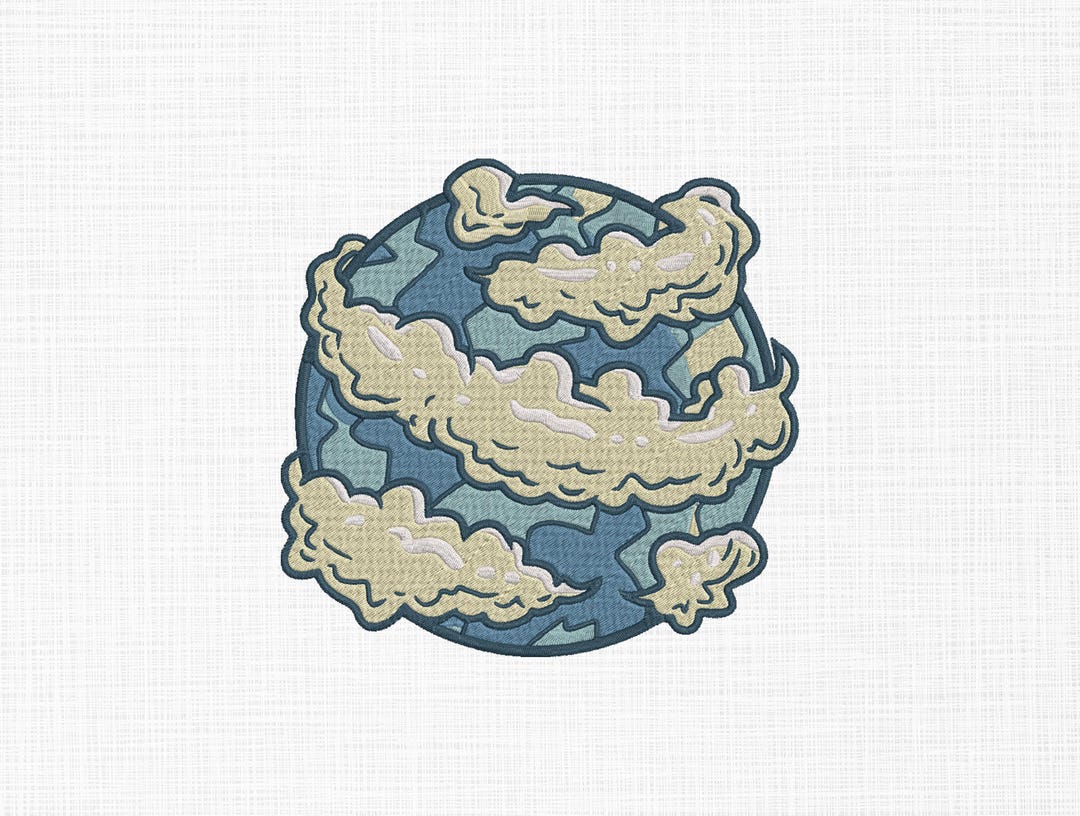Planet Venus Machine Embroidery Design, Venus Embroidery Files, Planet ...