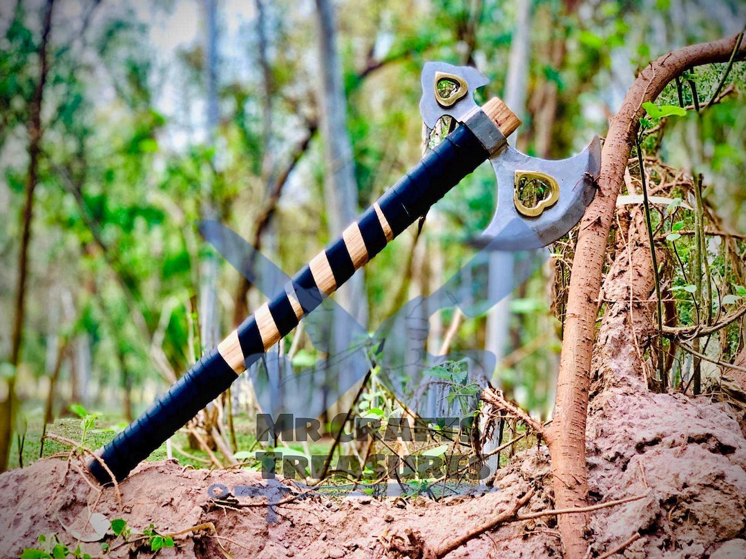 Mountaineer's Axe: Ash Wood Handle, Heart-shaped Cutouts - Etsy
