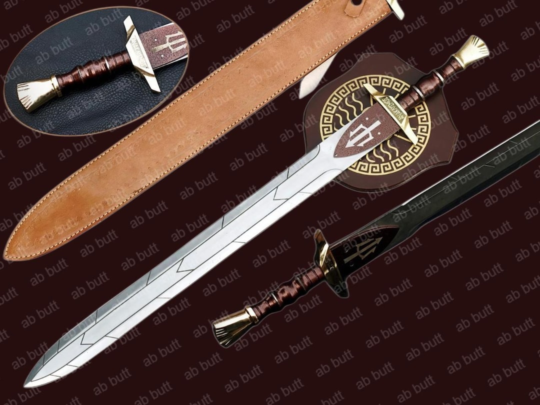 Custom Riptide Sword of Percy Jackson, Forged Olympians Sword ...