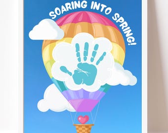 Spring Handprint Crafts - Etsy