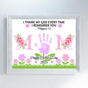 Mother's Day Sunday School Crafts, Bible Craft Handprint, Mothers Day ...