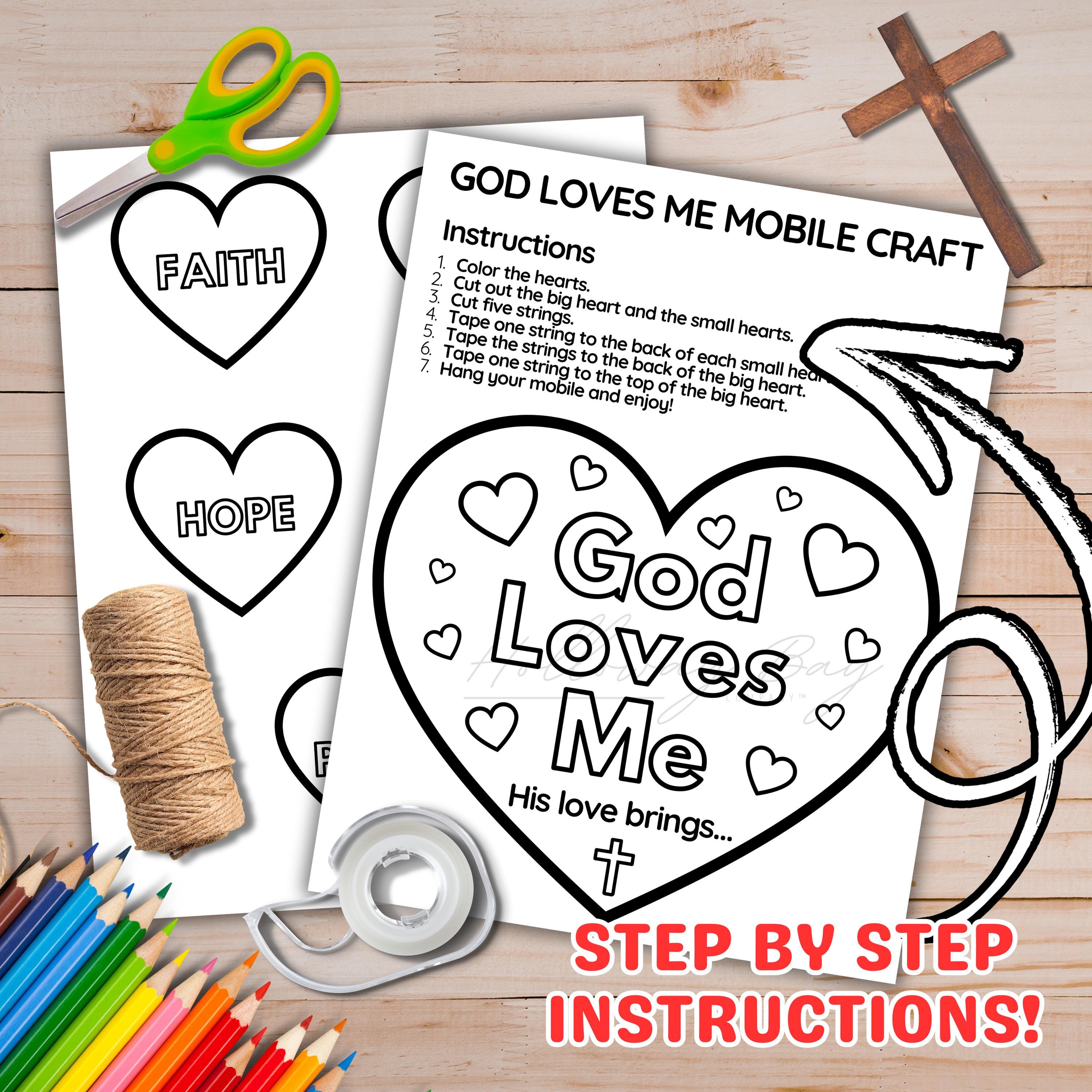 Valentines Day Crafts Sunday School Lesson Valentines Activity ...