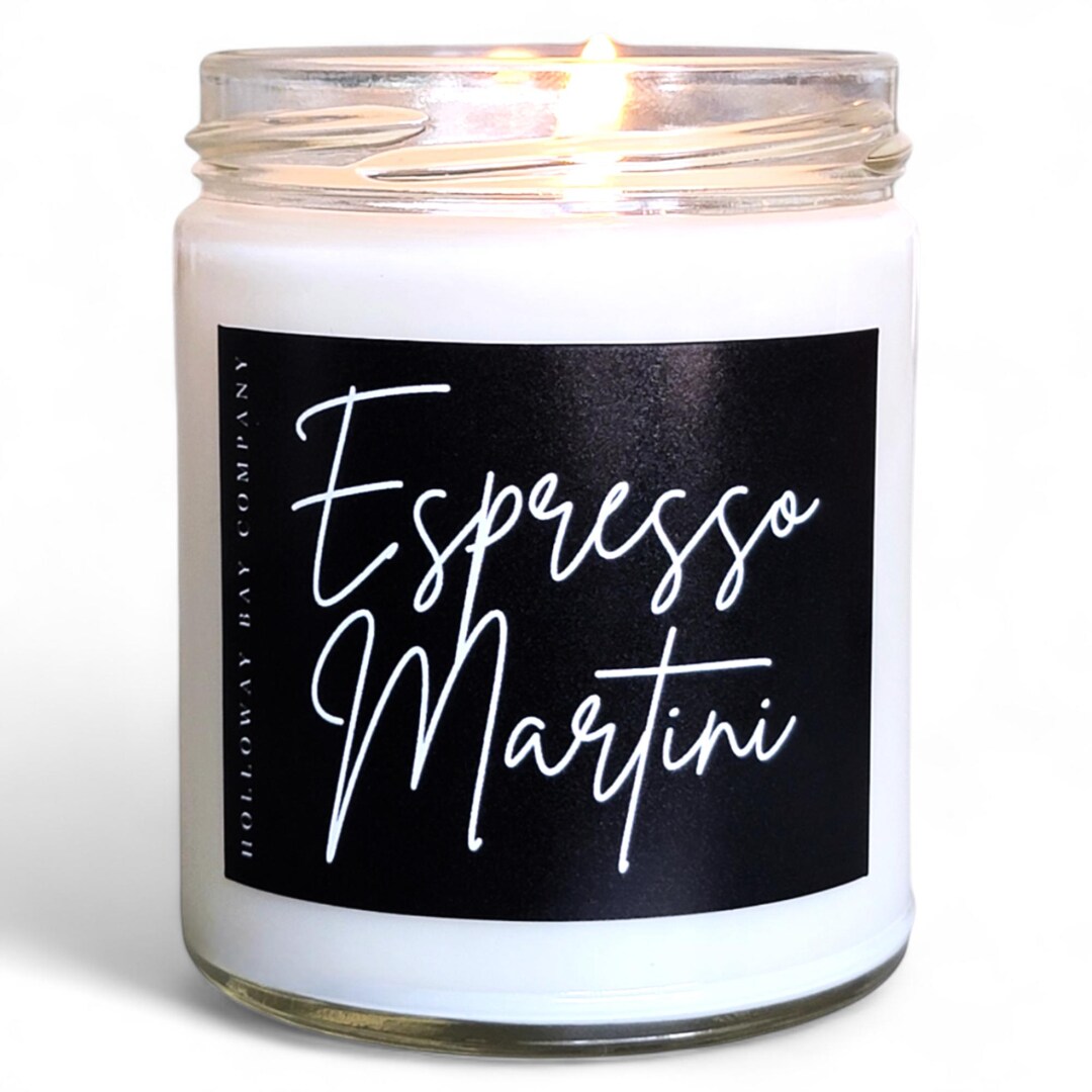 Espresso Martini Candle, Coffee Scented Candle, Coffee Lover Gift ...