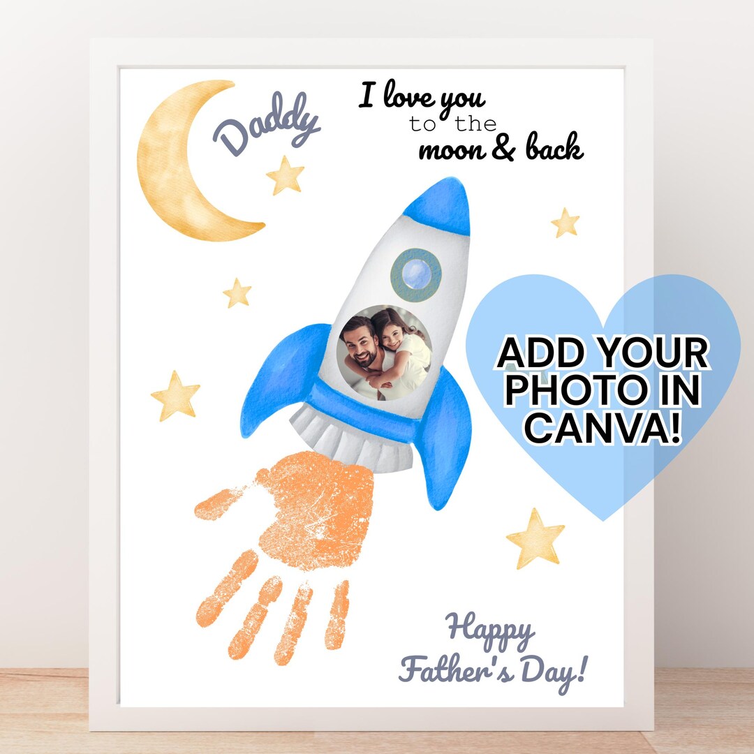 Fathers Day Handprint Craft, Fathers Day Handprint Art, Fathers Day ...