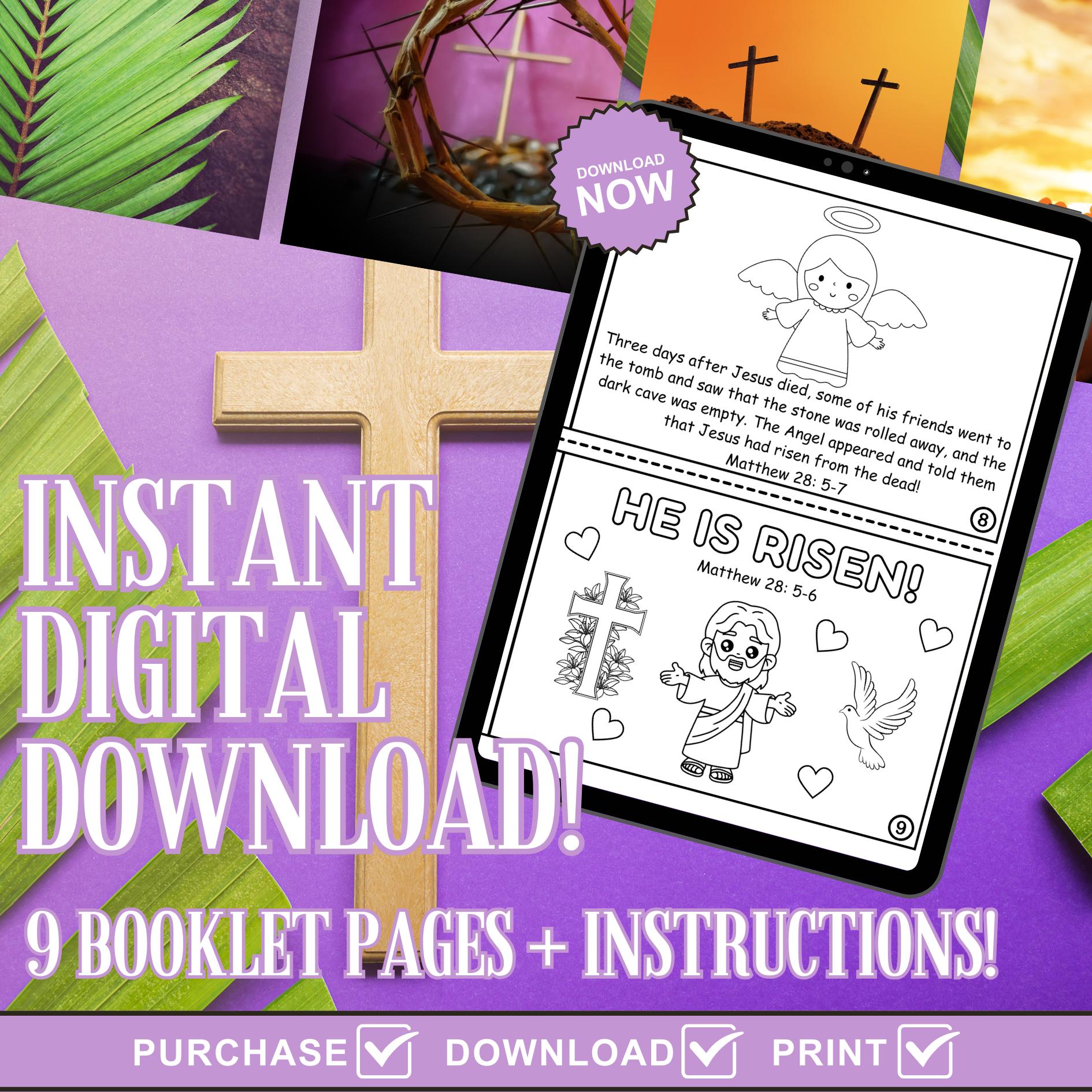Easter Crafts, Easter Crafts for Kids, Easter Story Craft, Holy Week ...
