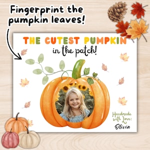Fall Crafts for Kids, Pumpkin Crafts, Fall Handprint Craft ...