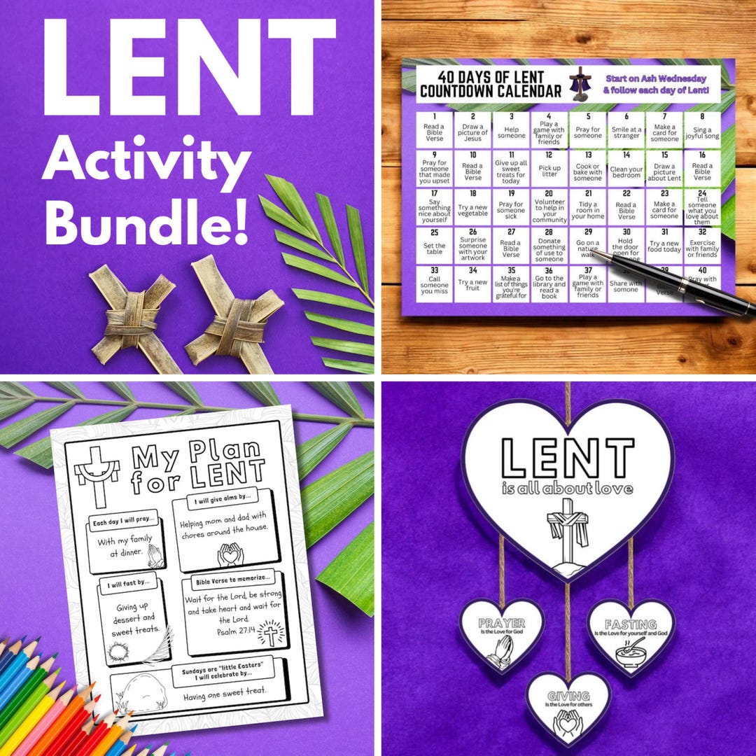 Lent Activities, Lent Crafts, Lent Crafts for Kids, Lent Craft ...