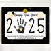 New Years Handprint Art, New Years Decor, New Year's Eve Printable ...