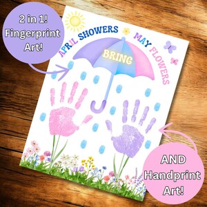 Spring Handprint Art, Springtime Crafts, Kids Spring Crafts, Spring ...