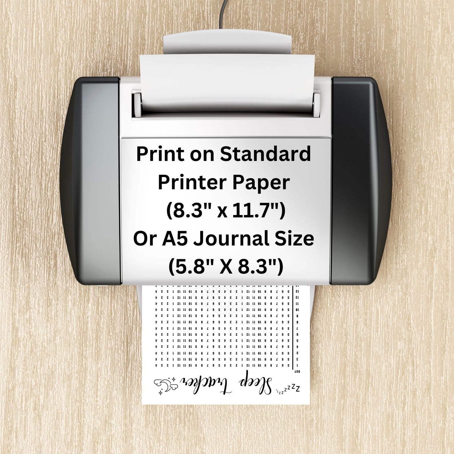 Sleep Tracker Printable, 24 Hour Sleep Tracker, Monthly Sleep Tracker ...