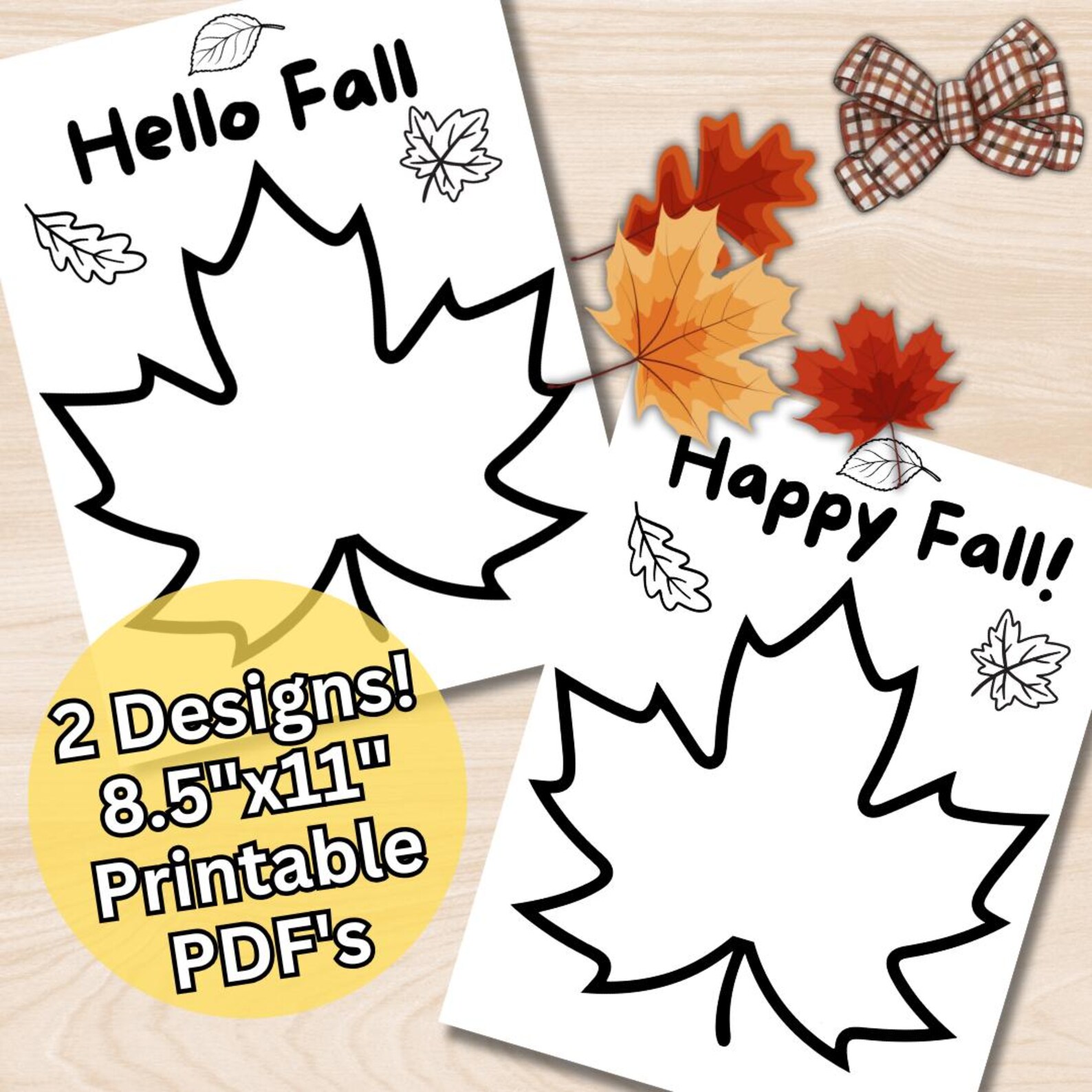 Easy Fall Crafts for Kids, Happy Fall Hello Fall Activity, Daycare ...