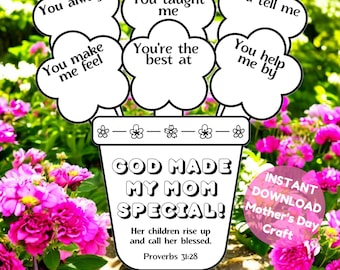 God Made My Grandma Special Mother's Day Craft, Mothers Day Crafts ...