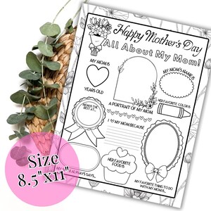 Mothers Day Crafts, Mothers Day Activities, Mothers Day Activity Sheet ...