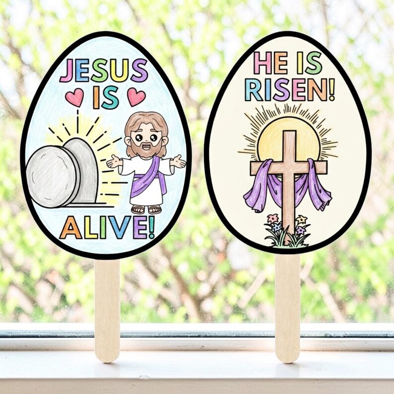 Easter Crafts for Kids Sunday School Activity Preschool Kindergarten ...