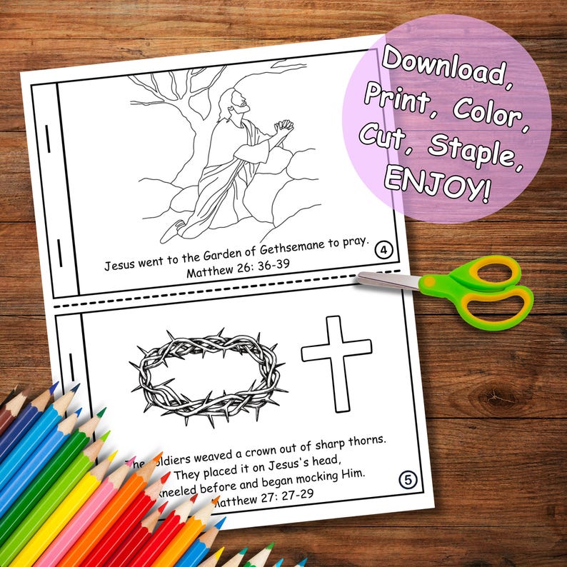 Easter Crafts, Easter Crafts for Kids, Easter Story Craft, Holy Week ...