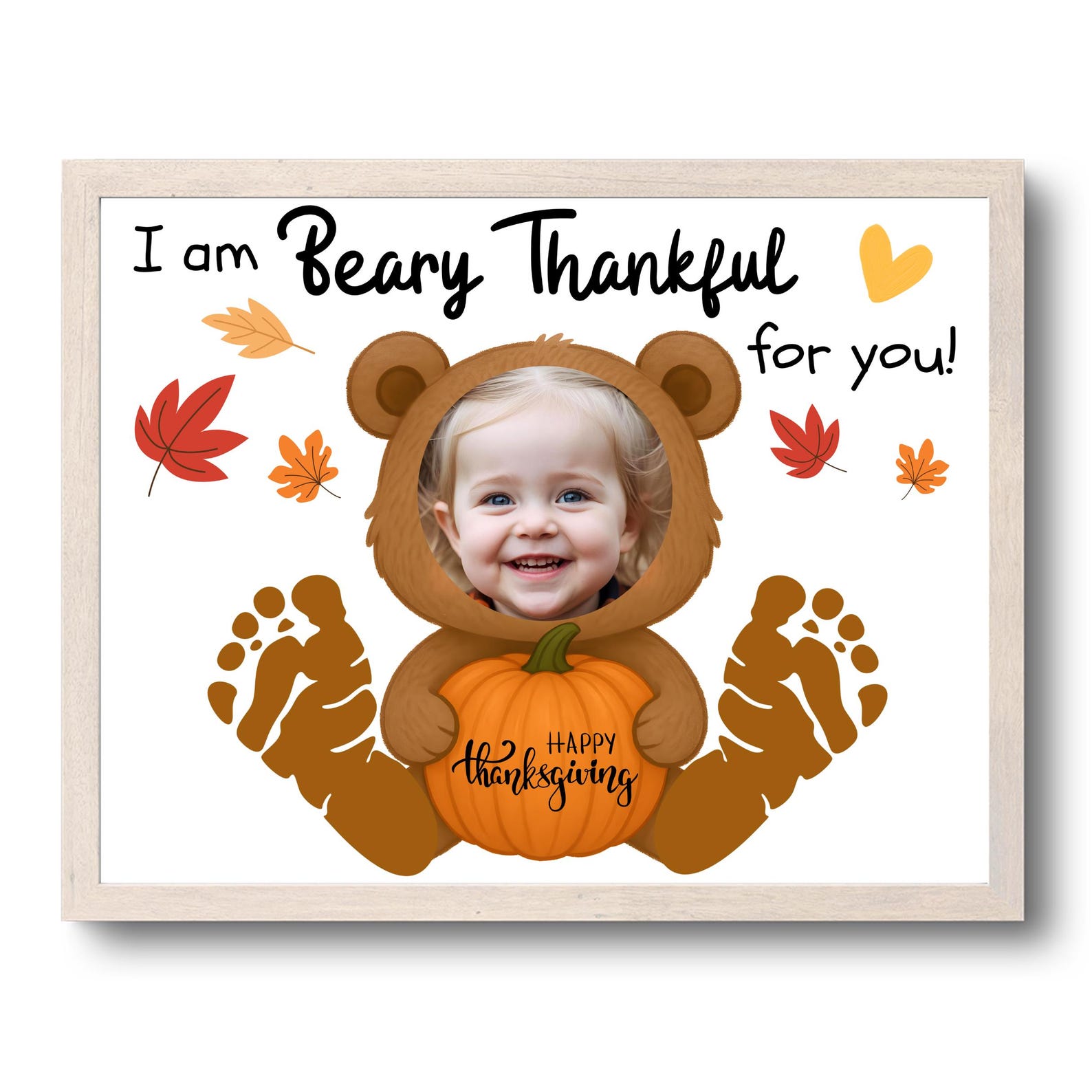 Thanksgiving Crafts for Kids, Thanksgiving Footprint Art Handprint ...