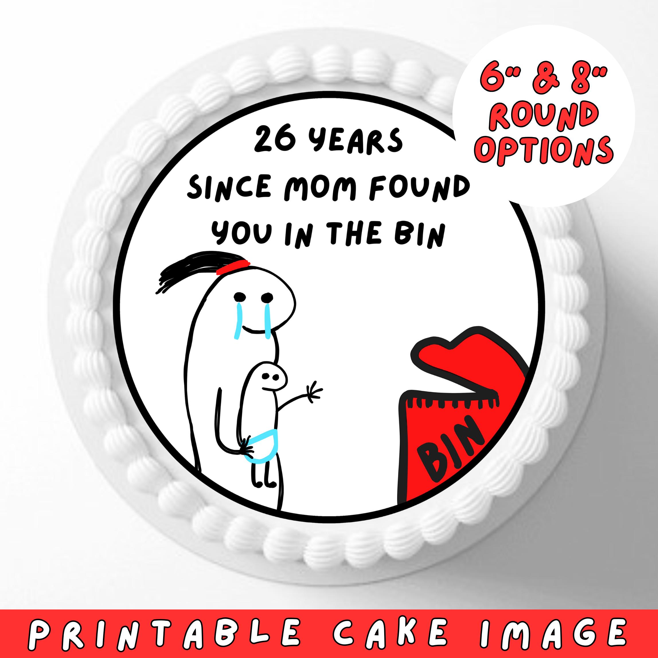 26th Birthday Cake Topper, Birthday Decor, 26th Birthday, Funny ...