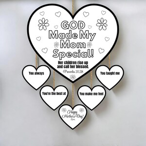 God Made My Mom Special Mothers Day Mobile Craft, Mothers Day Crafts ...