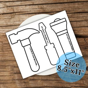 Fathers Day Crafts, Fathers Day Toolbox Craft, Toolbox Gift for Dad ...