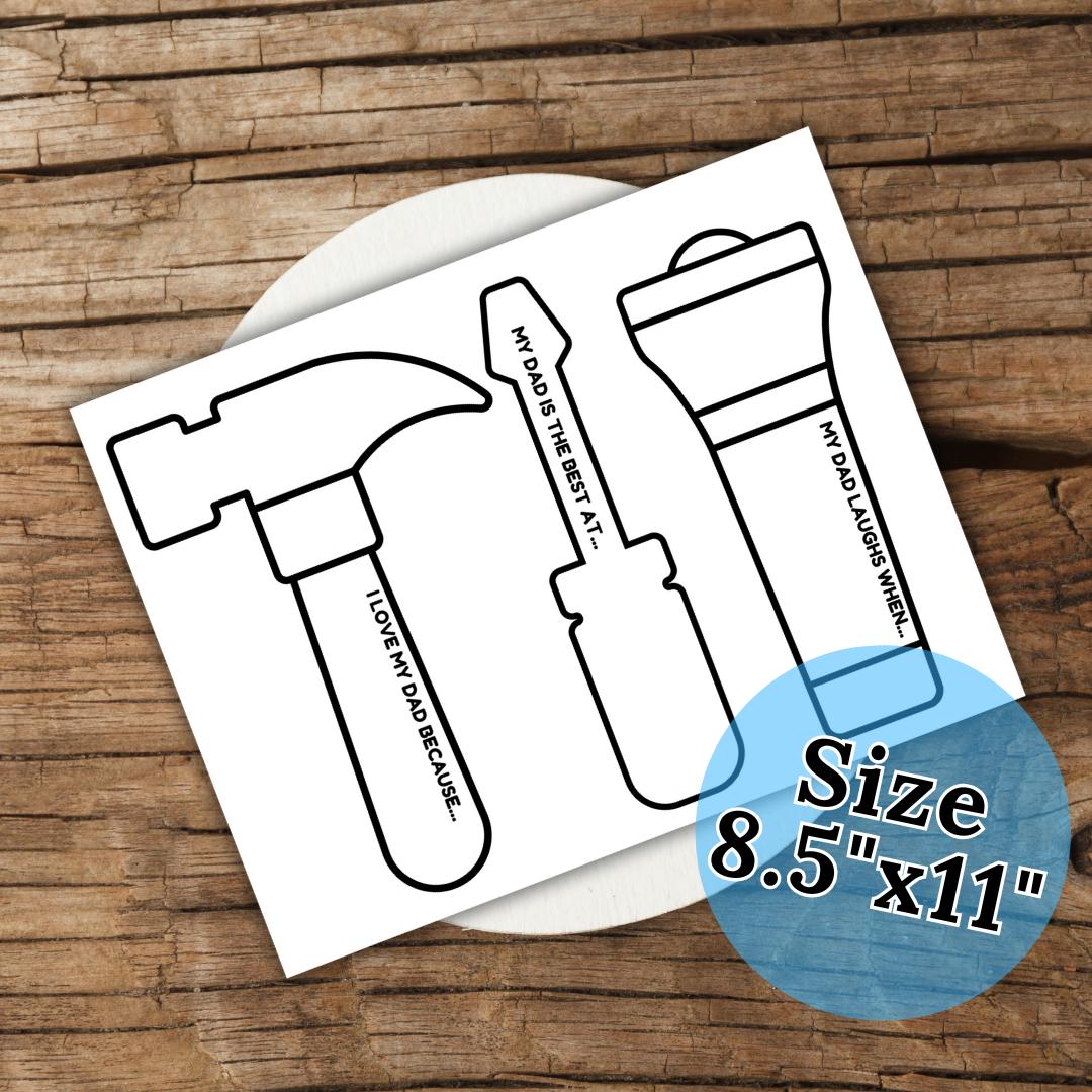 Fathers Day Crafts, Fathers Day Toolbox Craft, Toolbox Gift for Dad ...