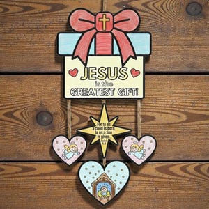 Christmas Bible Crafts Sunday School Activity, Religious Jesus Nativity ...