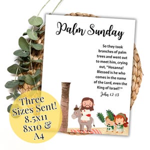 Palm Sunday Handprint Craft, Easter Handprint Art, Holy Week Crafts ...
