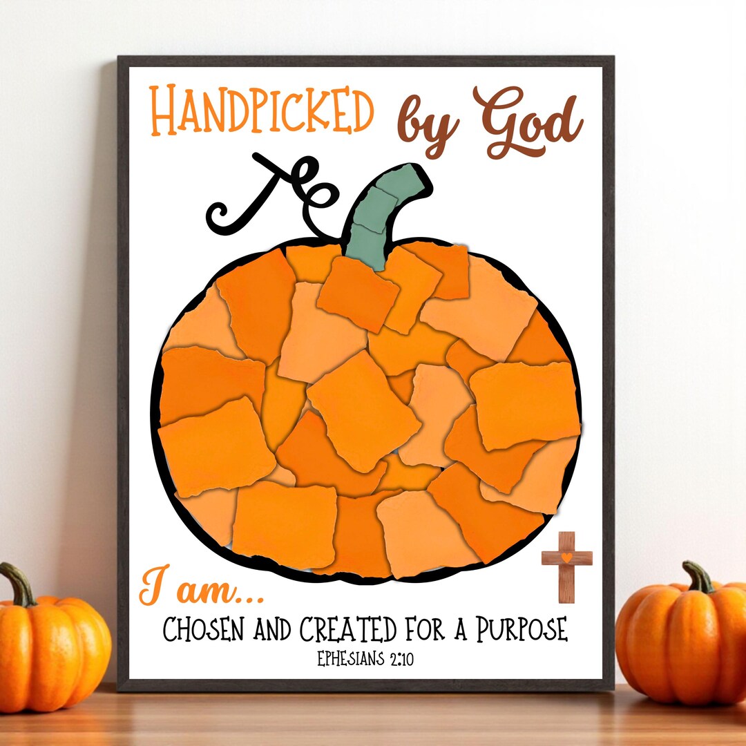 Handpicked by God Sunday School Activity Fall Crafts for Kids ...