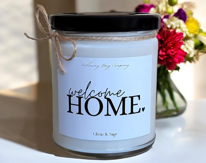 Home Sweet Home, New Home Gift, Welcome Home, Housewarming Candle ...