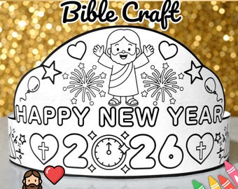 New Years Bible Craft Sunday School Lesson New Years 2026 Activity ...