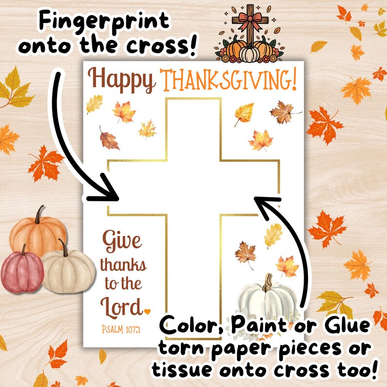 Thanksgiving Sunday School Craft for Kids, Thanksgiving Printable Bible ...