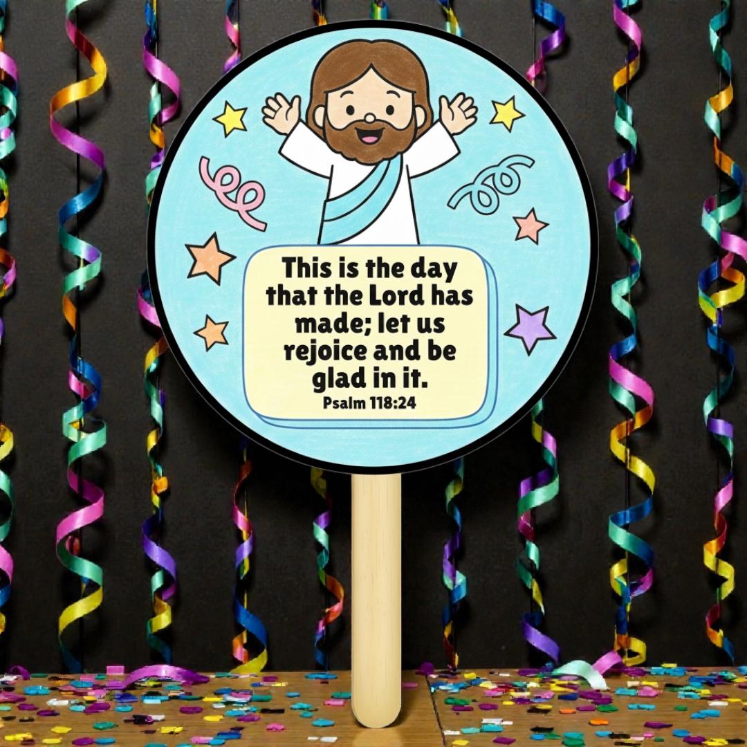 Jesus New Years Craft, Sunday School Lesson New Year's 2026 Activity ...