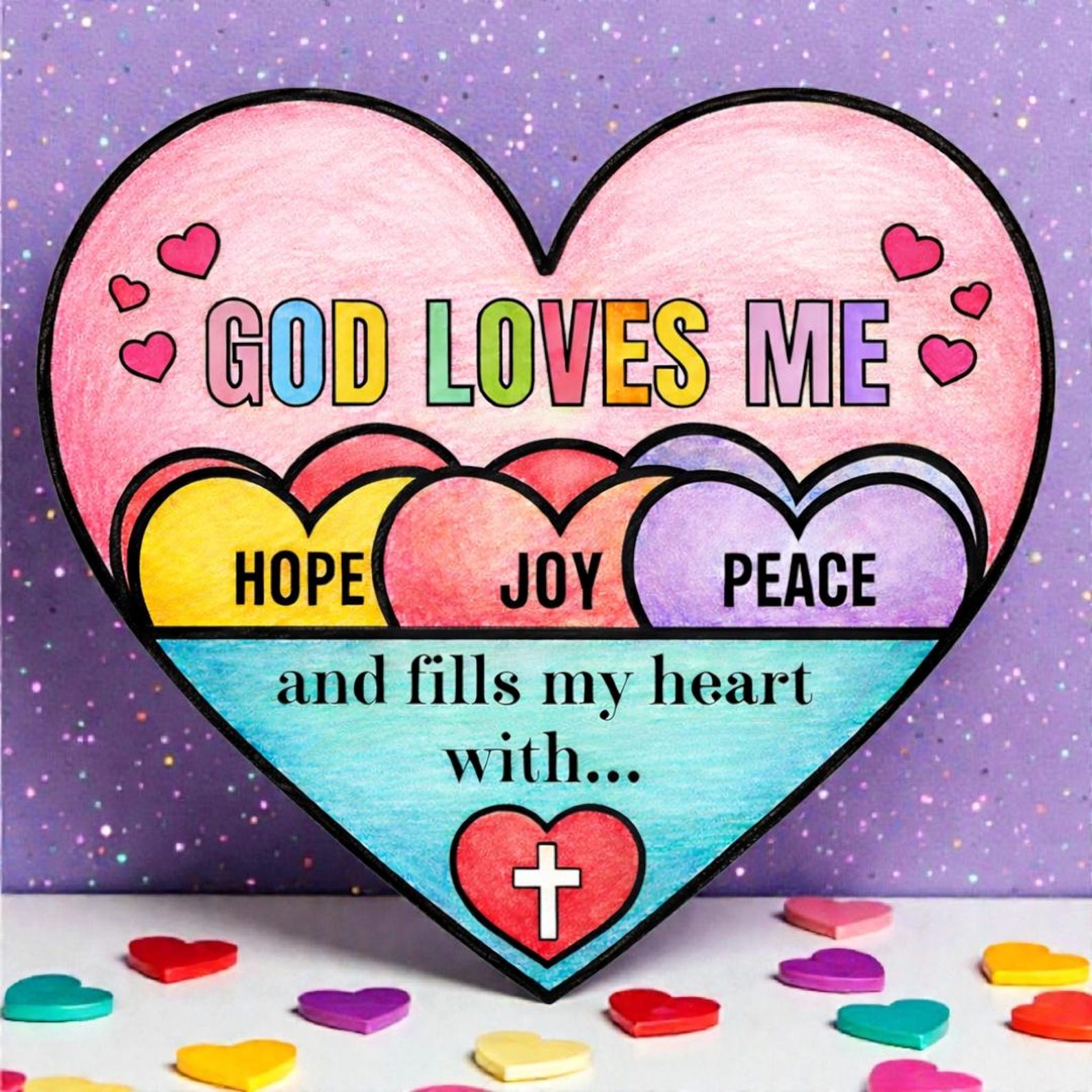 Valentine's Day Bible Craft Sunday School Lesson Valentines Activity ...
