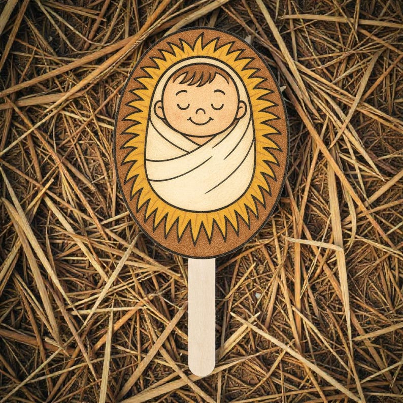 Christmas Bible Craft, Jesus Sunday School Craft, Advent Activity ...