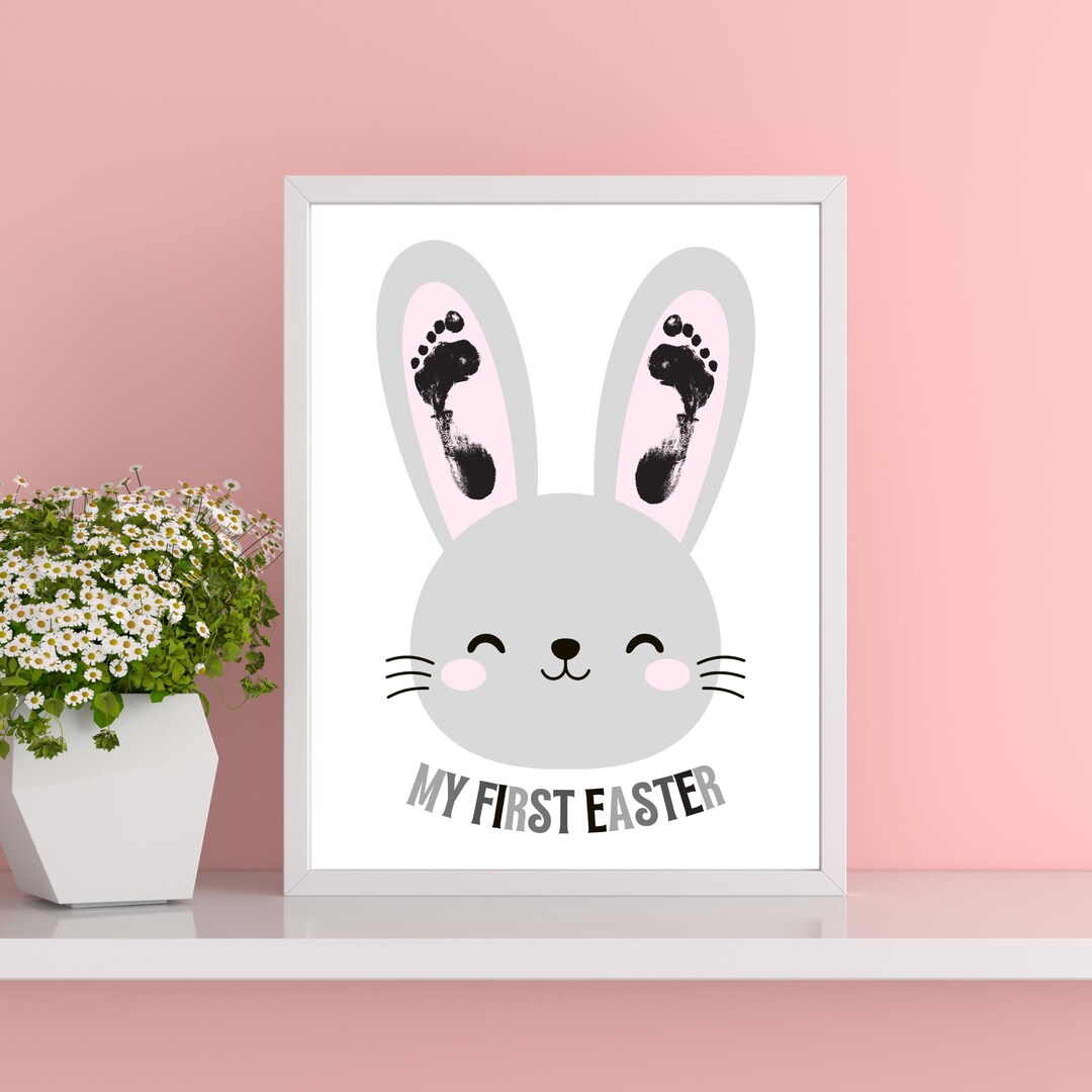Easter Handprint Art, My First Easter Craft, Easter Printables, Toddler ...