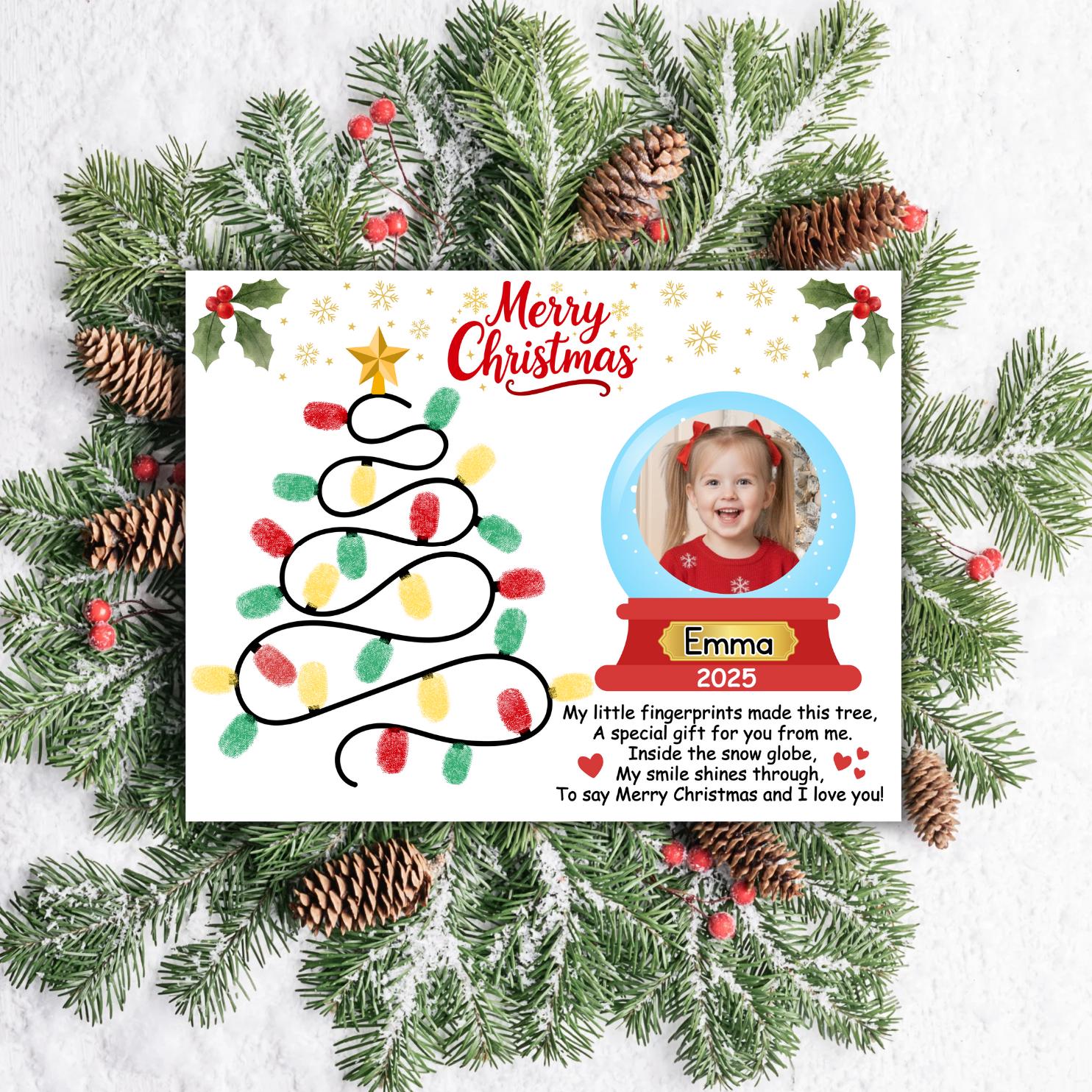 Christmas Handprint Craft Poem Kindergarten Preschool Prek Daycare ...