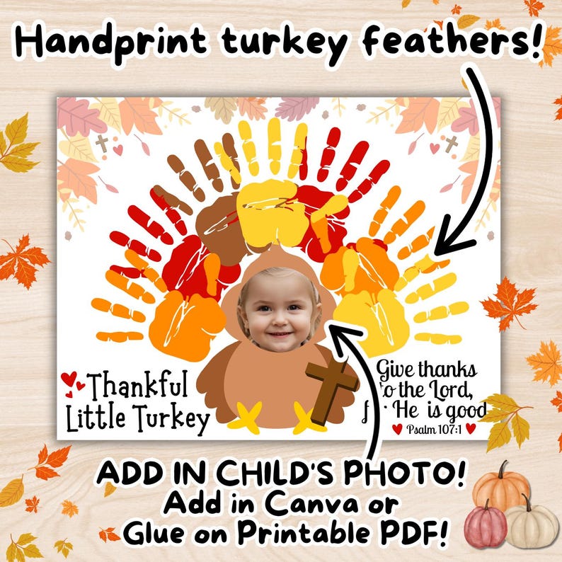 Thanksgiving Crafts, Thanksgiving Handprint Craft, Christian Sunday ...