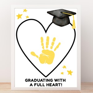 Graduation Crafts, Graduation Handprint Art, Graduation Hand Print ...