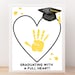 Graduation Crafts, Graduation Handprint Art, Graduation Hand Print ...