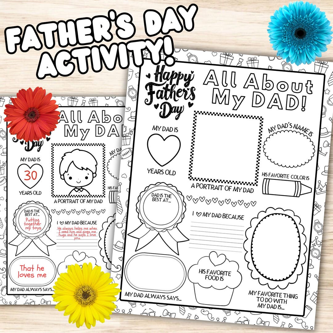 Fathers Day Crafts, Fathers Day Activities, Fathers Day Activity Sheet ...