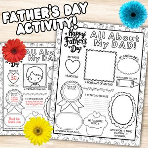 Fathers Day Crafts, Fathers Day Activities, Fathers Day Activity Sheet ...