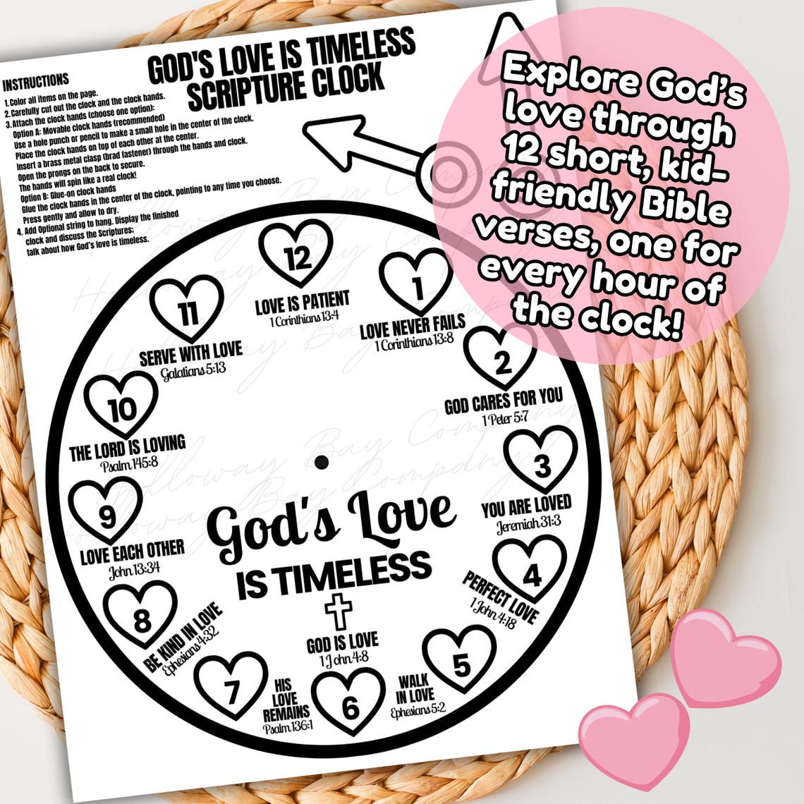 Valentine's Day Bible Craft Sunday School Lesson, Valentines Day ...