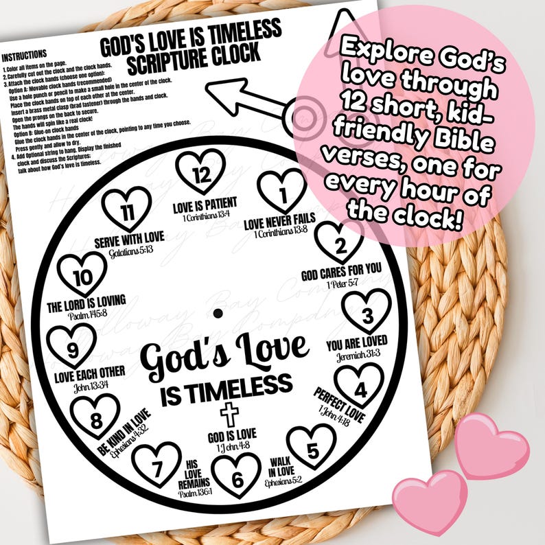 Valentine's Day Bible Craft Sunday School Lesson, Valentines Day ...