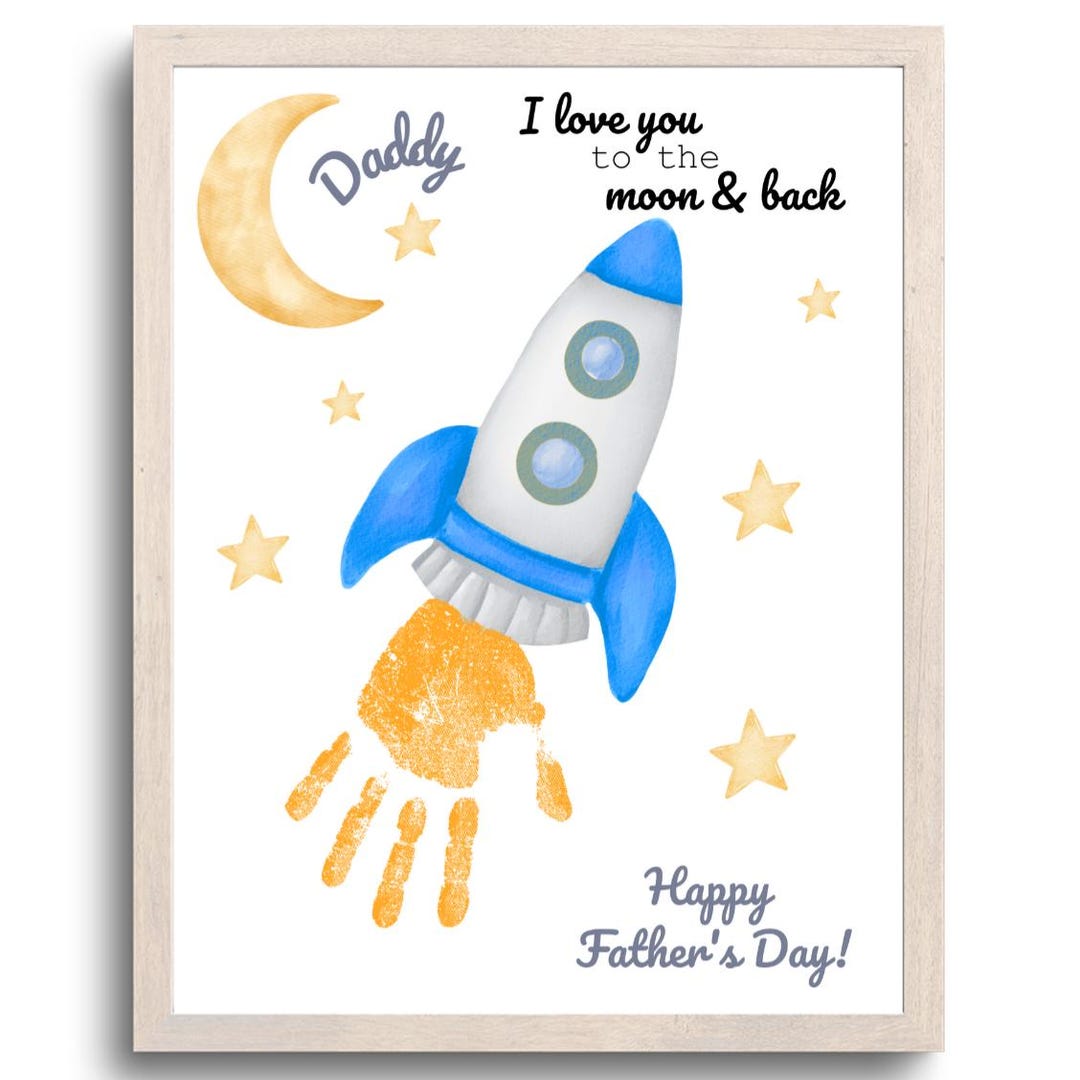 Fathers Day Handprint Craft, Fathers Day Handprint Art, Fathers Day ...