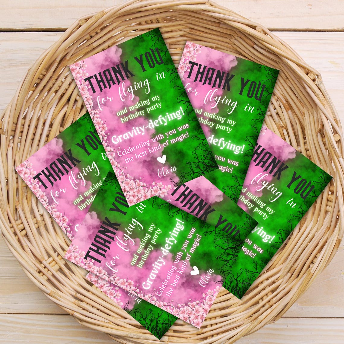 Wicked Thank You Tags, Wicked Inspired Birthday Favor Tags, Wicked Gift ...