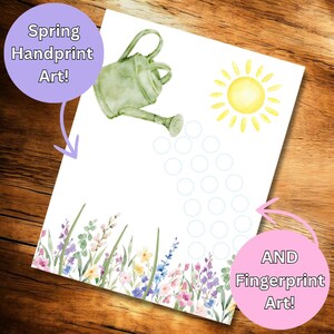 Spring Handprint Art, Summer Handprint Craft, Spring Crafts for Kids ...