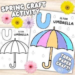 Spring Craft for Kids, Spring Activity Daycare Preschool Kindergarten ...