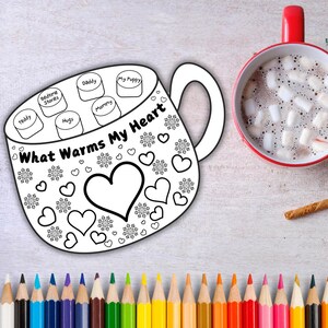 Printable Crafts for Kids, Hot Cocoa Craft, Classroom Crafts ...
