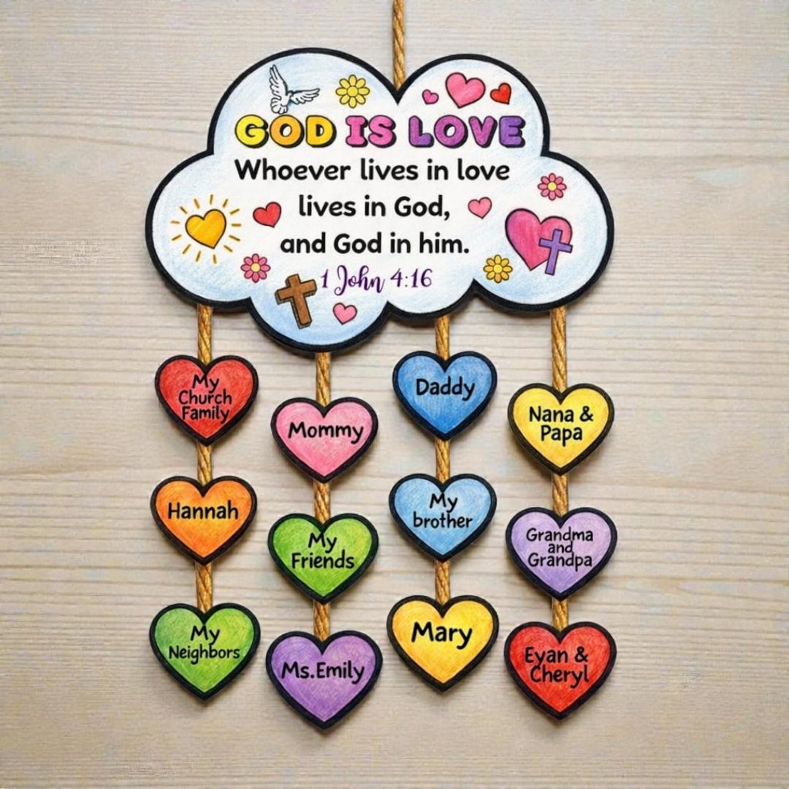 God is Love Valentine's Day Sunday School Lesson Printable Bible Crafts ...
