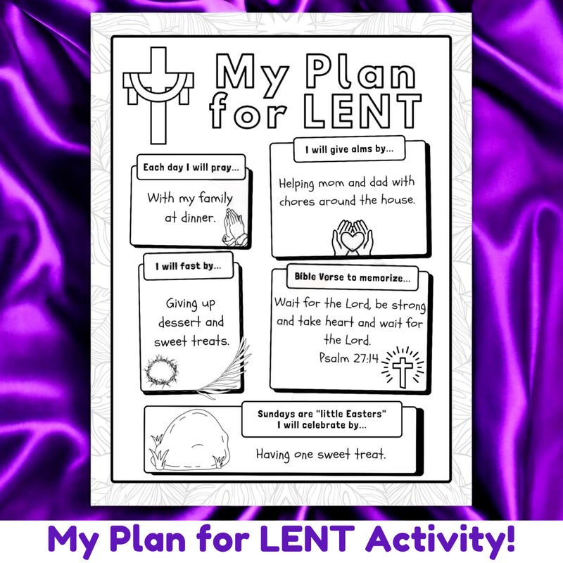 Catholic Lent Decor - Etsy